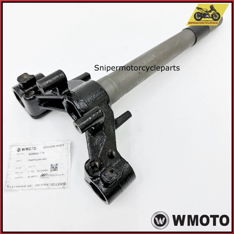 [100% ORI] WMOTO WM110 WM 110 [ DISC ] FORK-T STEERING STAND STEM ...