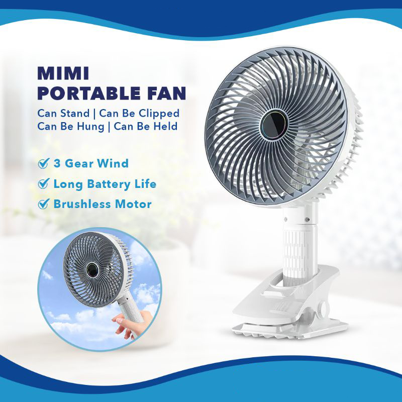 3 in 1 kipas mini USB Table Fan Rechargeable Portable Fan 350 ...