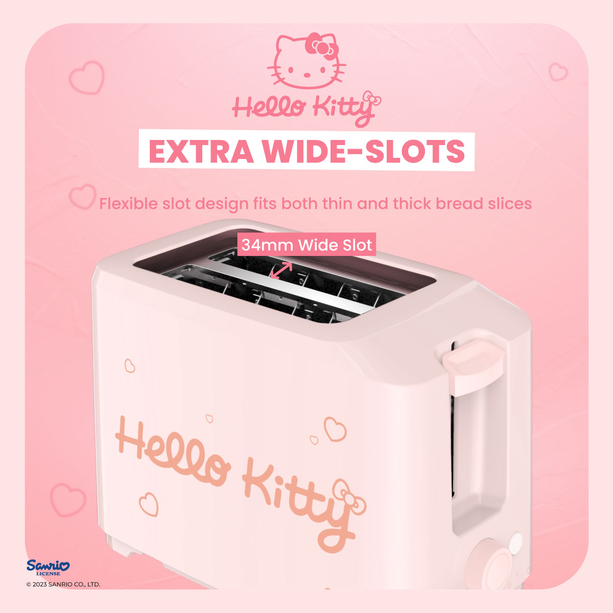 Russell Taylors x Sanrio Hello Kitty Bread Toaster T1 | Shopee Malaysia
