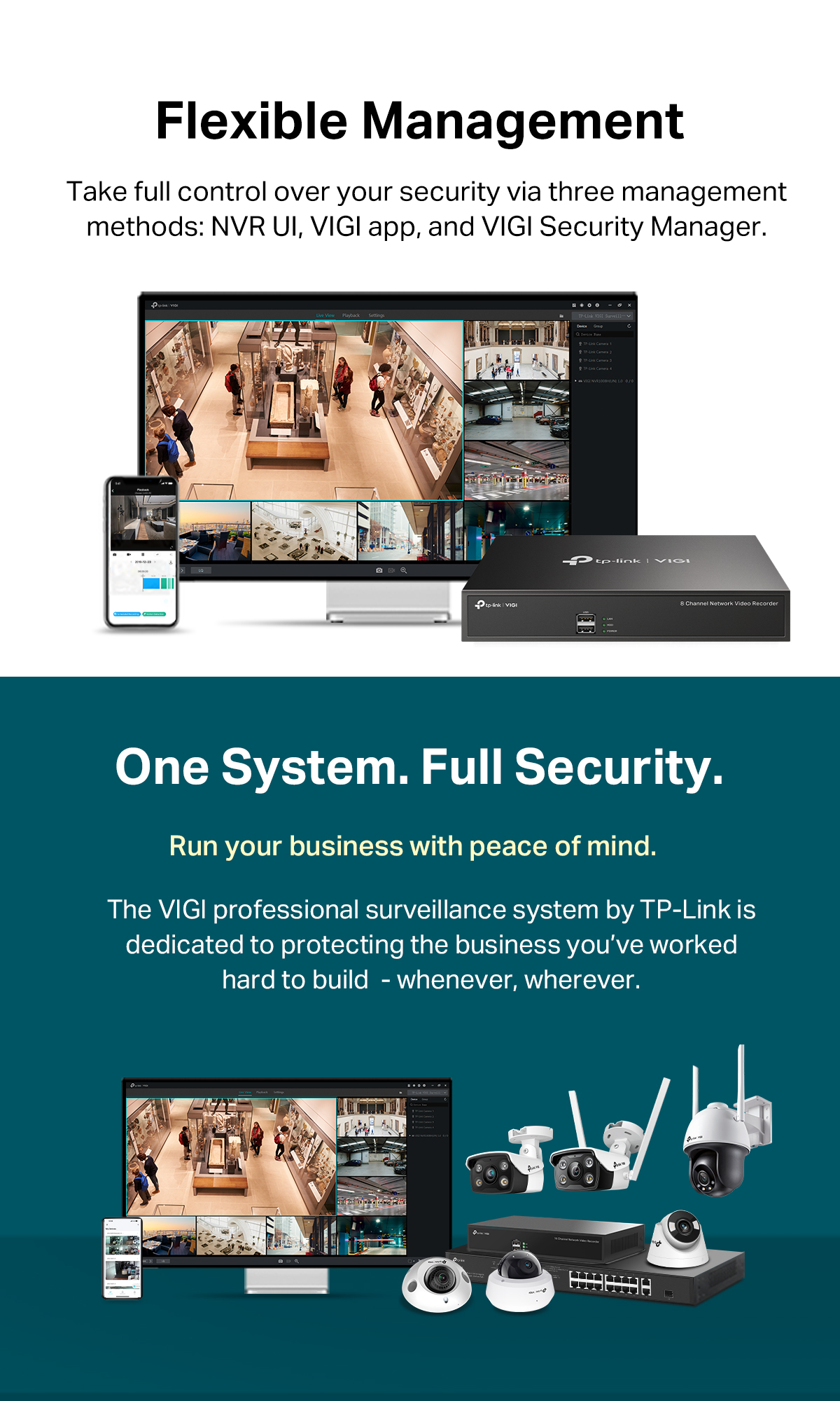 TP-Link 4MP Outdoor Full-Color CCTV VIGI C540V Dual-Lens 3x Zoom Pan ...