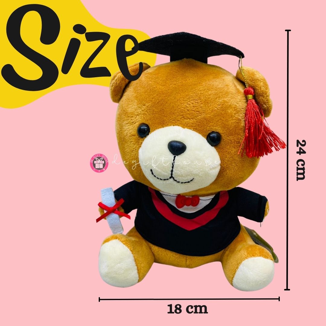 [Ready Stock] Teddy Bear Convocation Bear Plush Keychain Graduation ...