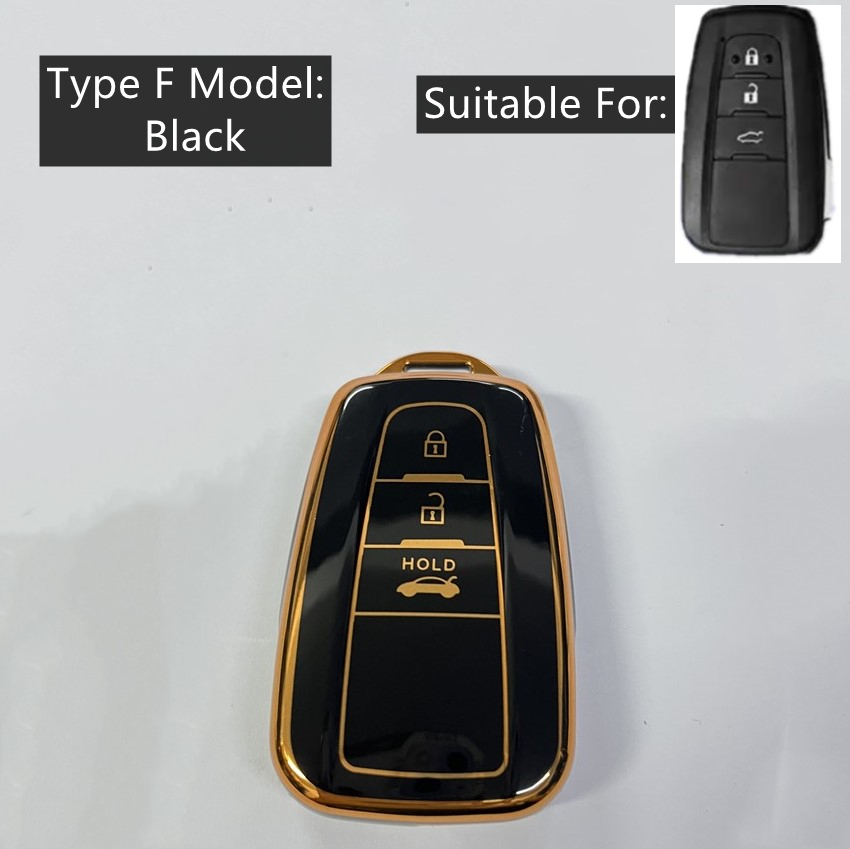 Toyota Car Key Cover Chrome Reflection TPU Car Key Cover Vios Yaris ...