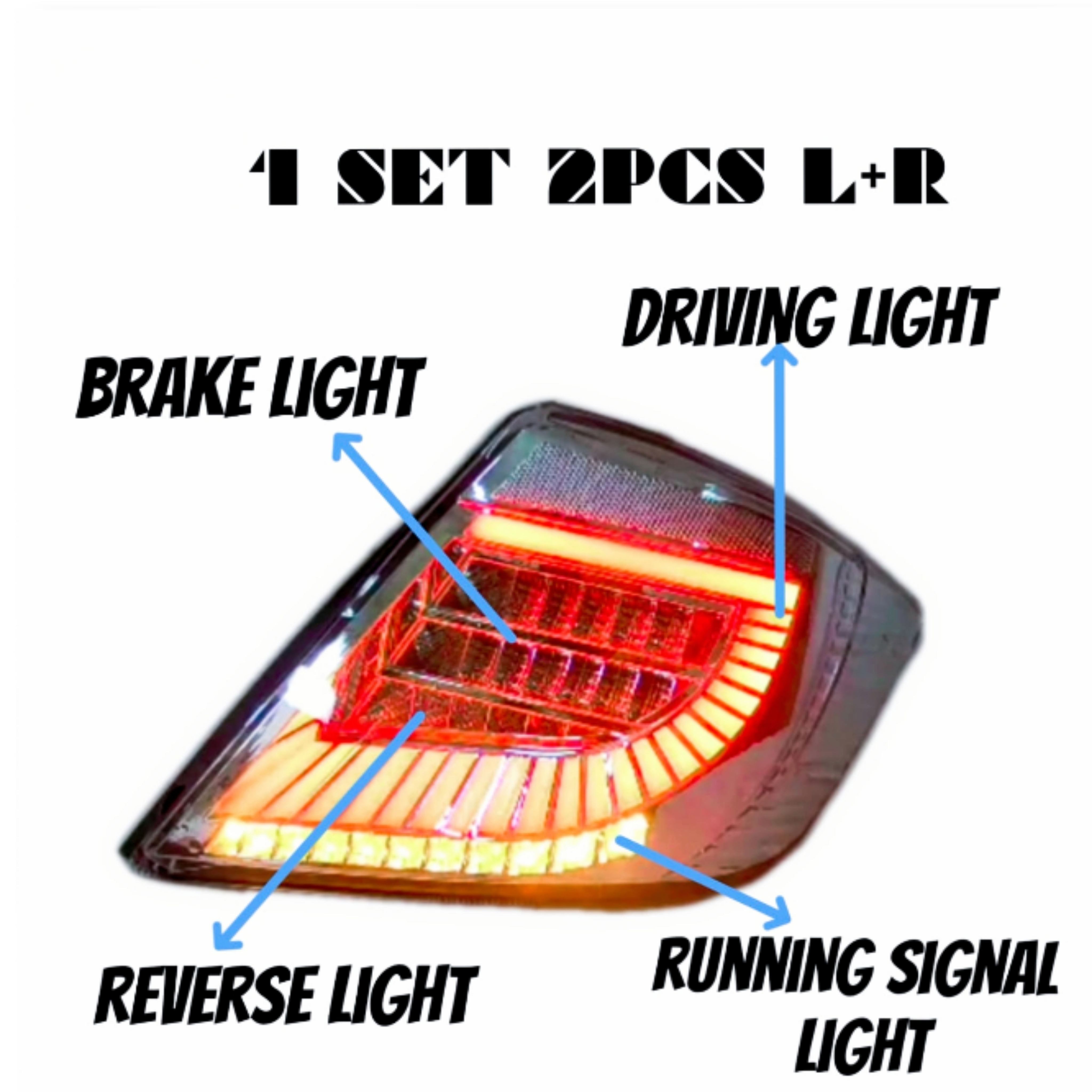 PERODUA BEZZA DRAGON SCALE LED TAIL LAMP | Shopee Malaysia