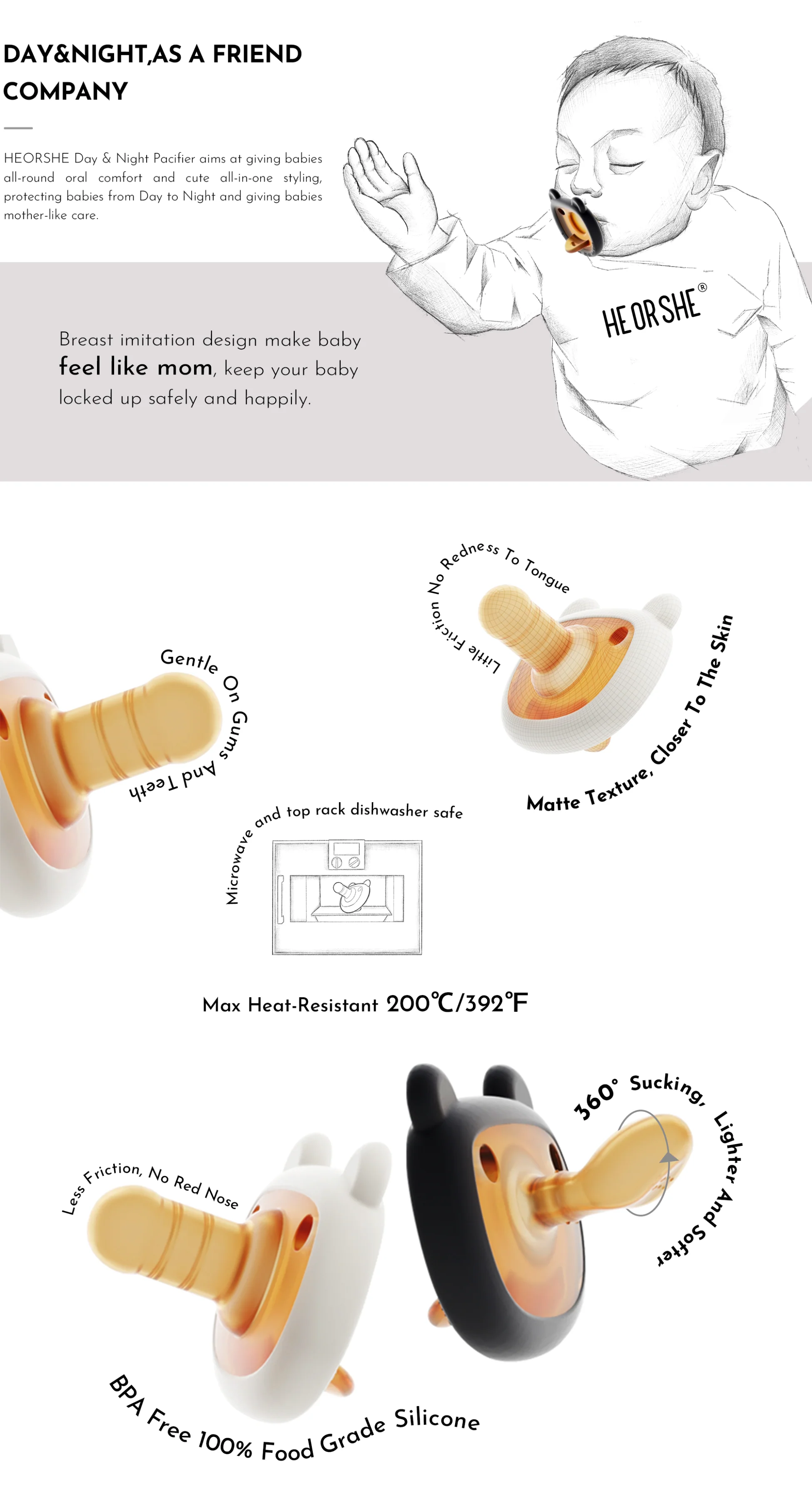 He Or She Wristband Baby Silicone Soft Teether Galaxy / Day & Night ...