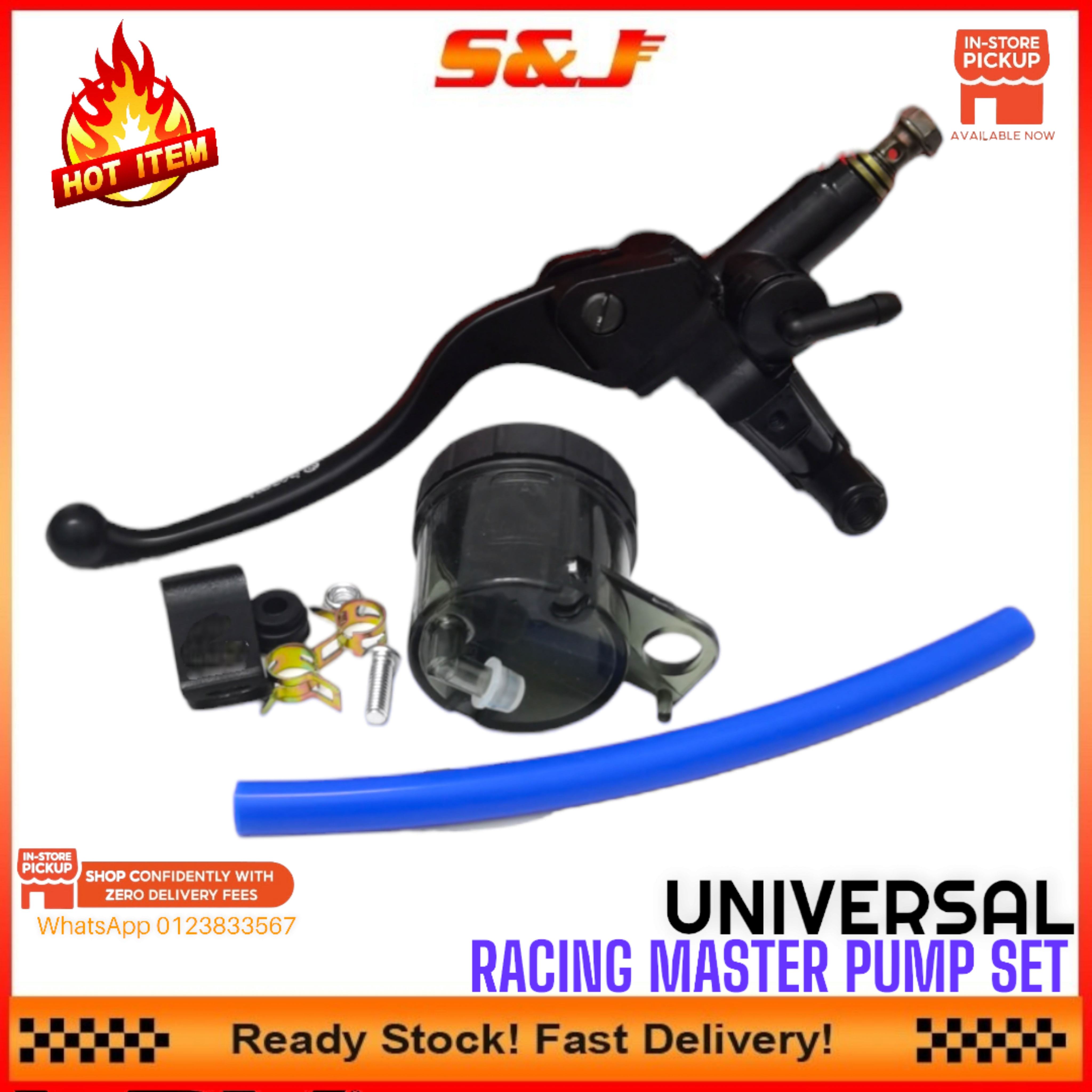 UNIVERSAL RACING MASTER PUMP SET DISC BRAKE PUMP SET FULL SET ( BIG OIL ...