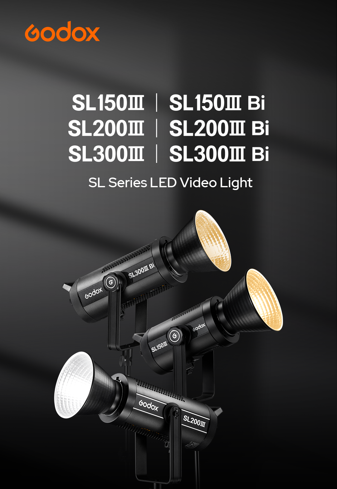 Godox SL100D /SL150III / SL150IIIBi / SL200III / SL200IIIBi / SL300III ...