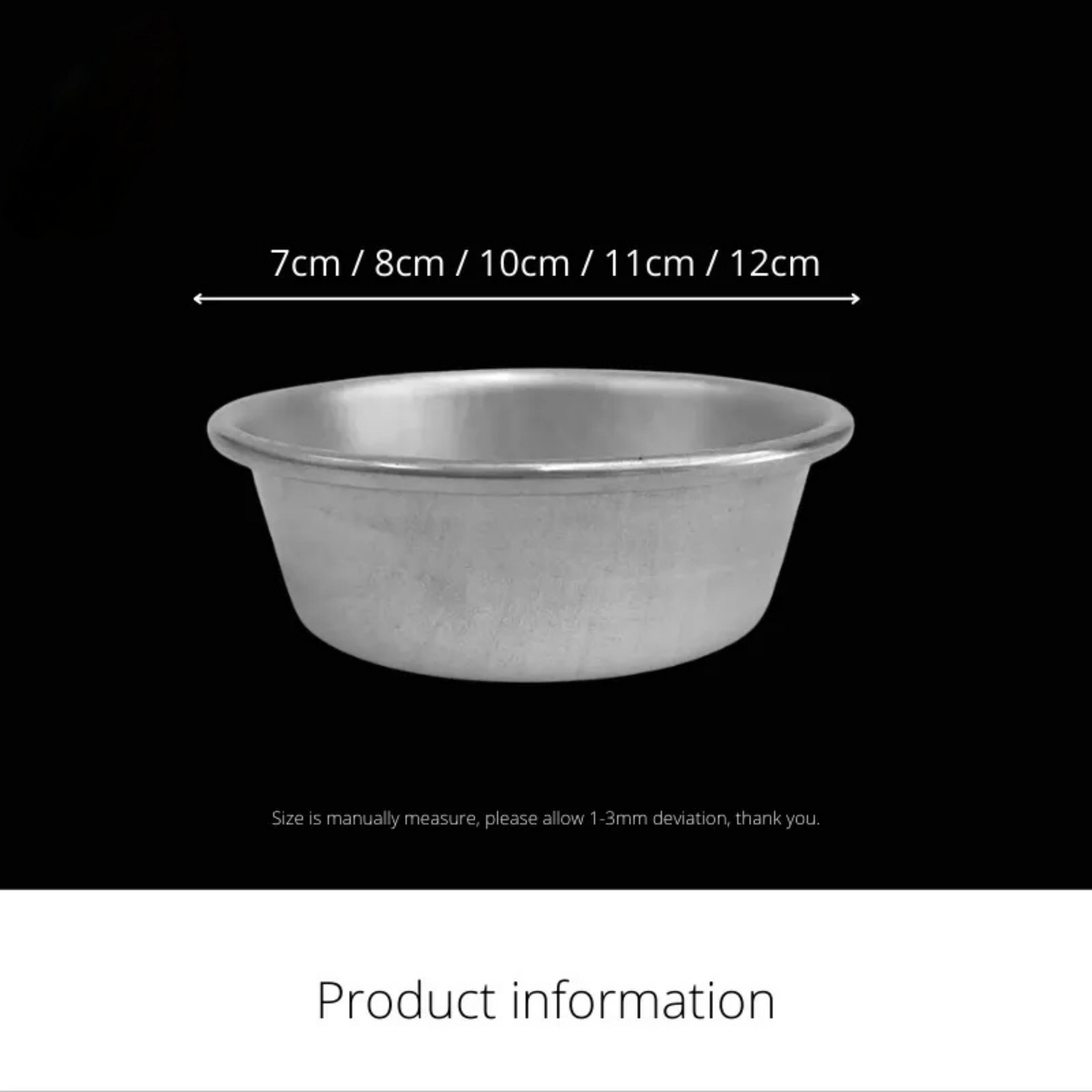 MANGKUK NASI KUKUS 5pcs 1 set/Thailand Aluminium Finger Bowl/Acuan Kuih ...