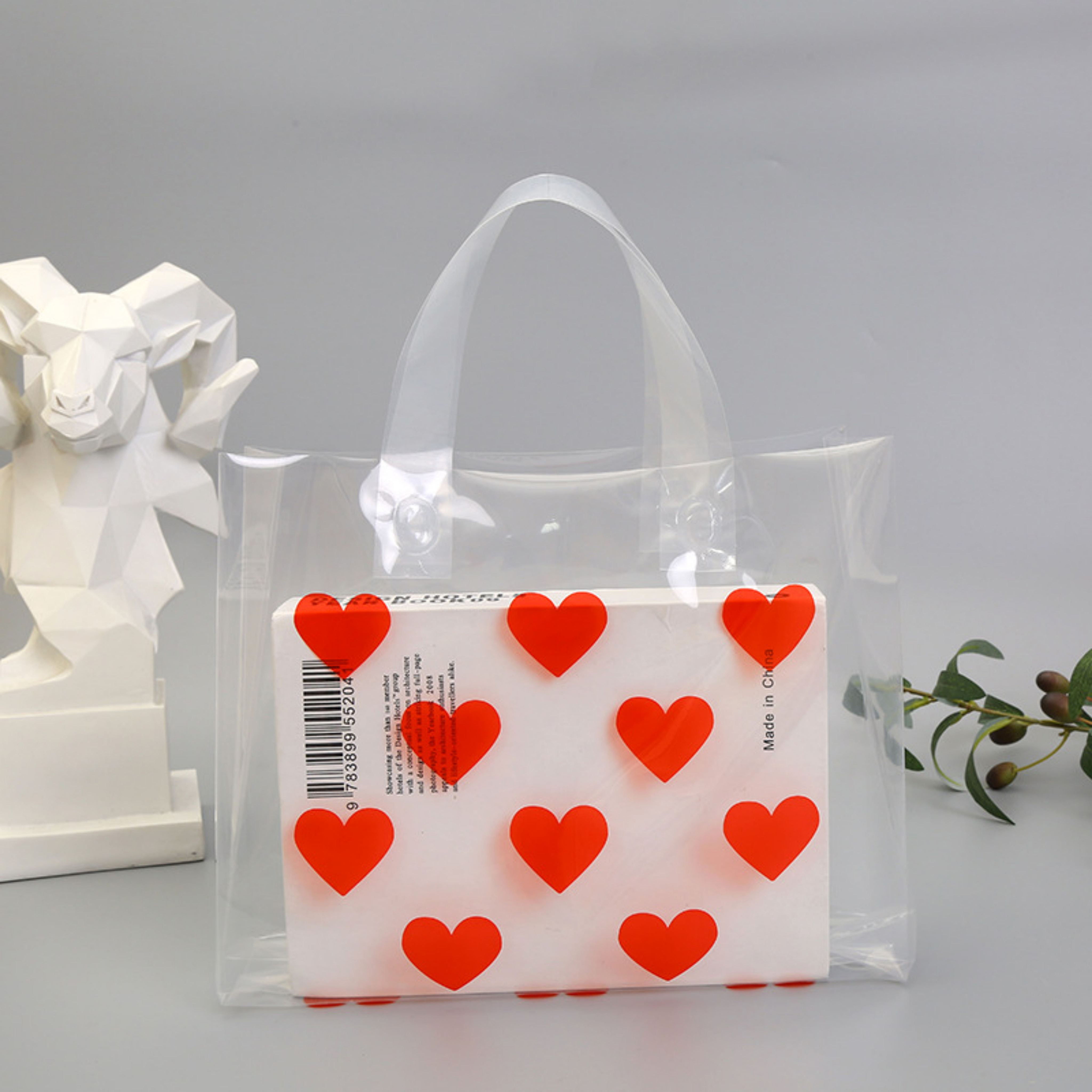 ( 1 PCS ) Transparent Bag Bekal makanan Transparent Goodies Bag ...