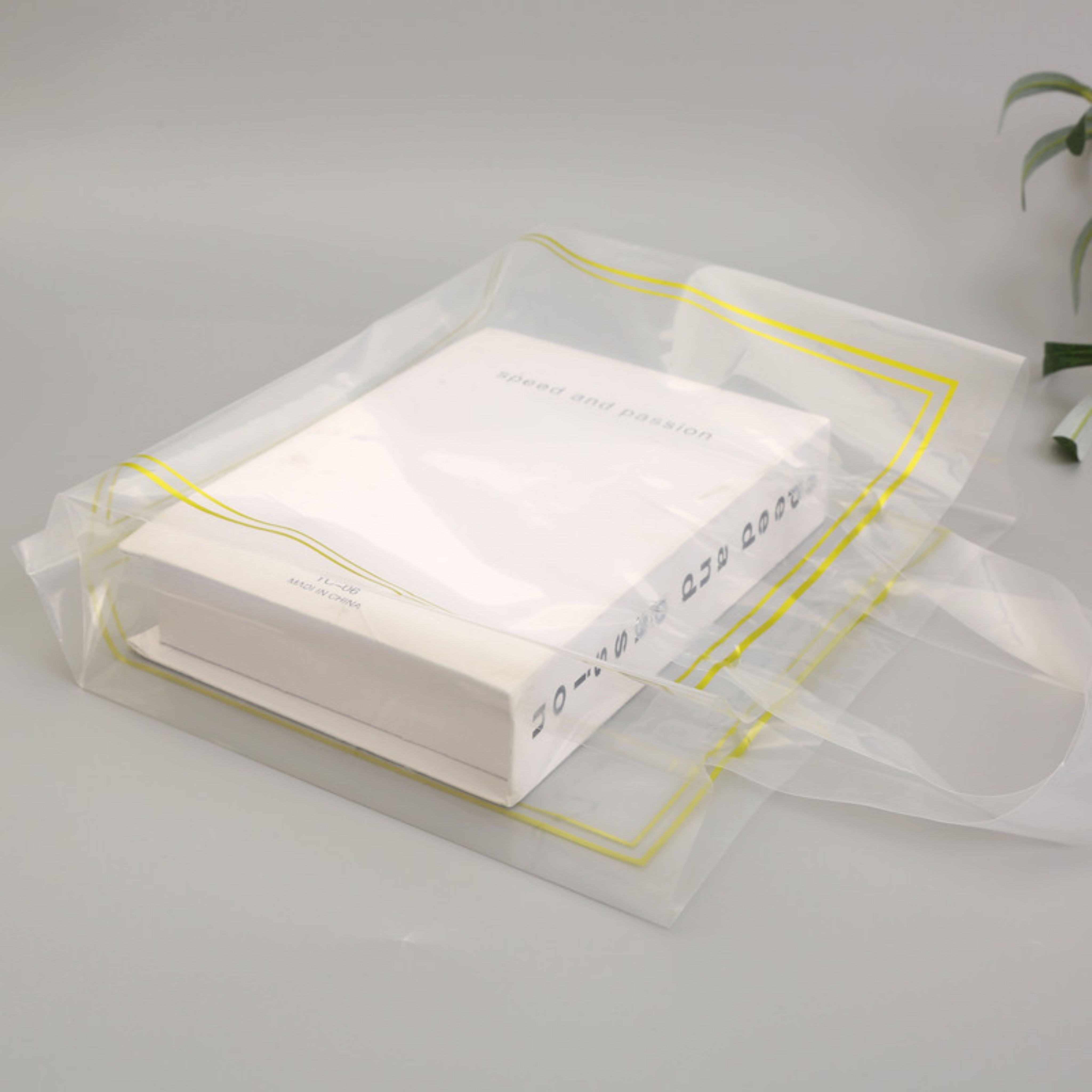 ( 1 PCS ) Transparent Bag Bekal makanan Transparent Goodies Bag ...