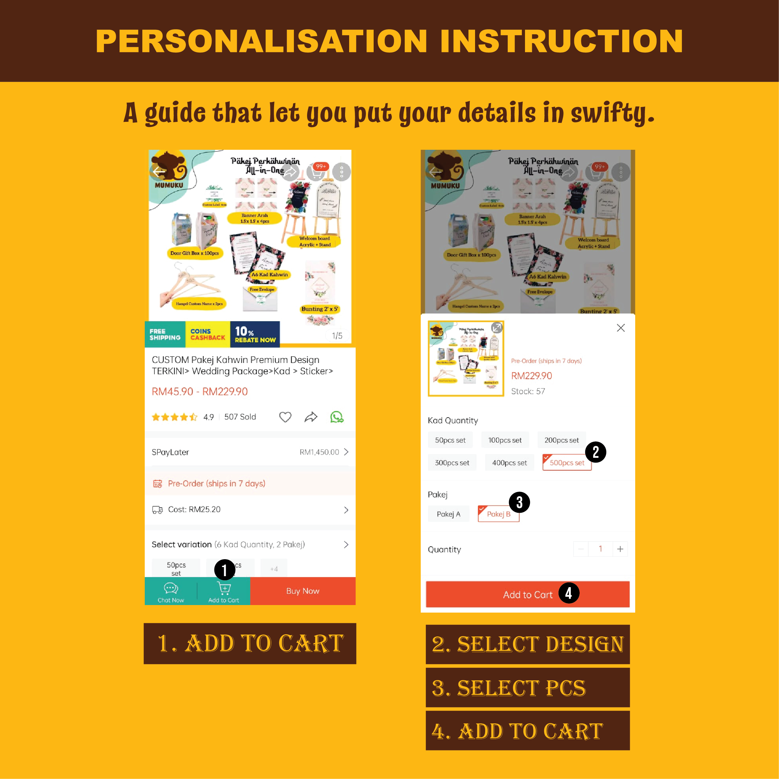 CUSTOM Pakej Kahwin Premium Design TERKINI> Wedding Package>Kad ...