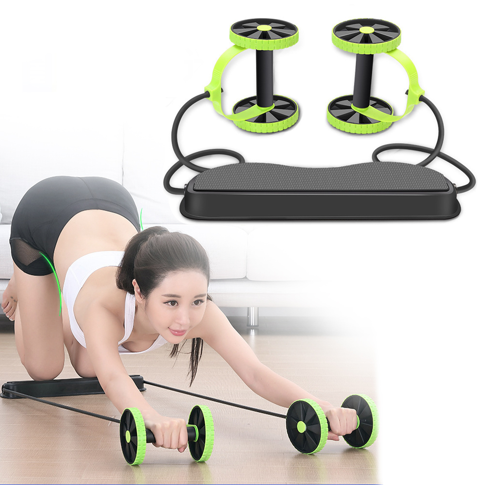 Multi-Functional Abdominal Wheel Automatic Rebound Roll Abdominal Training Abdominal Muscle ...