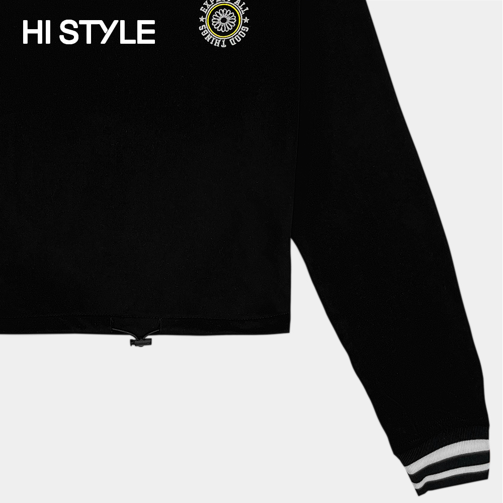 HI STYLE Women Long Sleeve Sweatshirt - Black - YCM3F5279 / Baju ...
