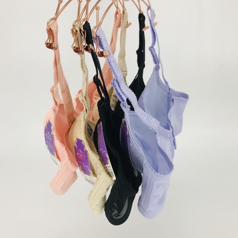 Lace Wired Bra Thin Cup Baju Dalam Dawai Sponge Nipis with Wired ...