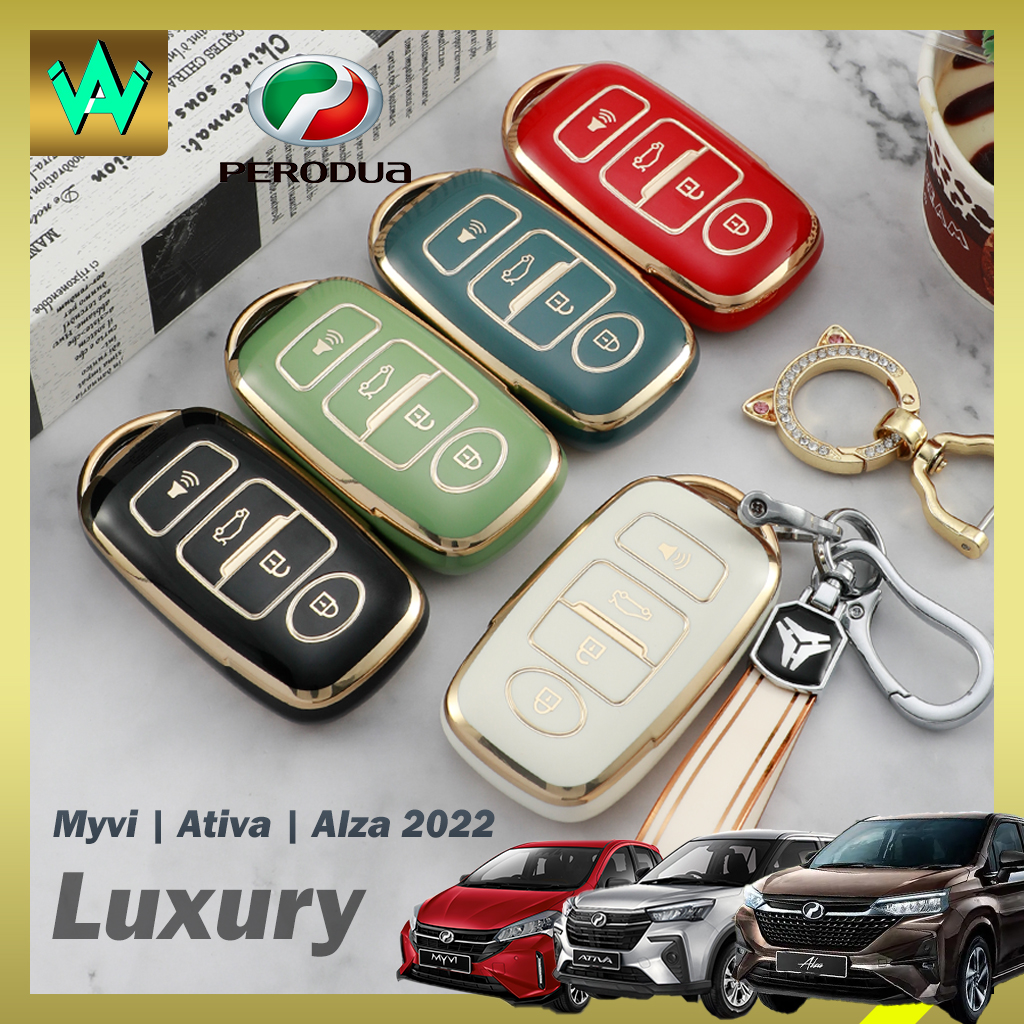 Perodua Key Cover Myvi Alza Ativa 2022 Car Remote Keyless TPU Key ...