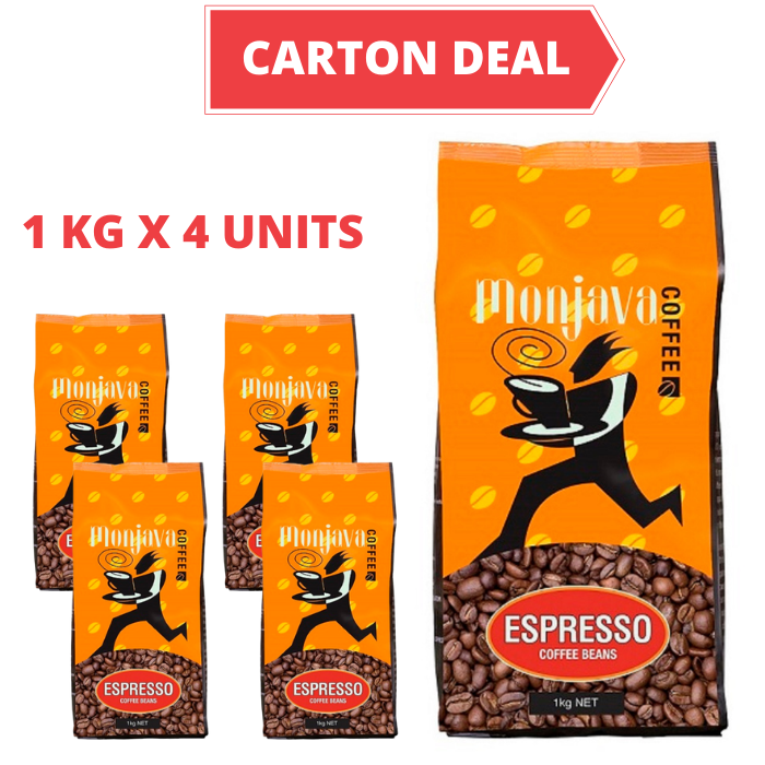 Monjava Coffee Beans Espresso 1kg, 100% Arabica Coffee Whole Beans ...