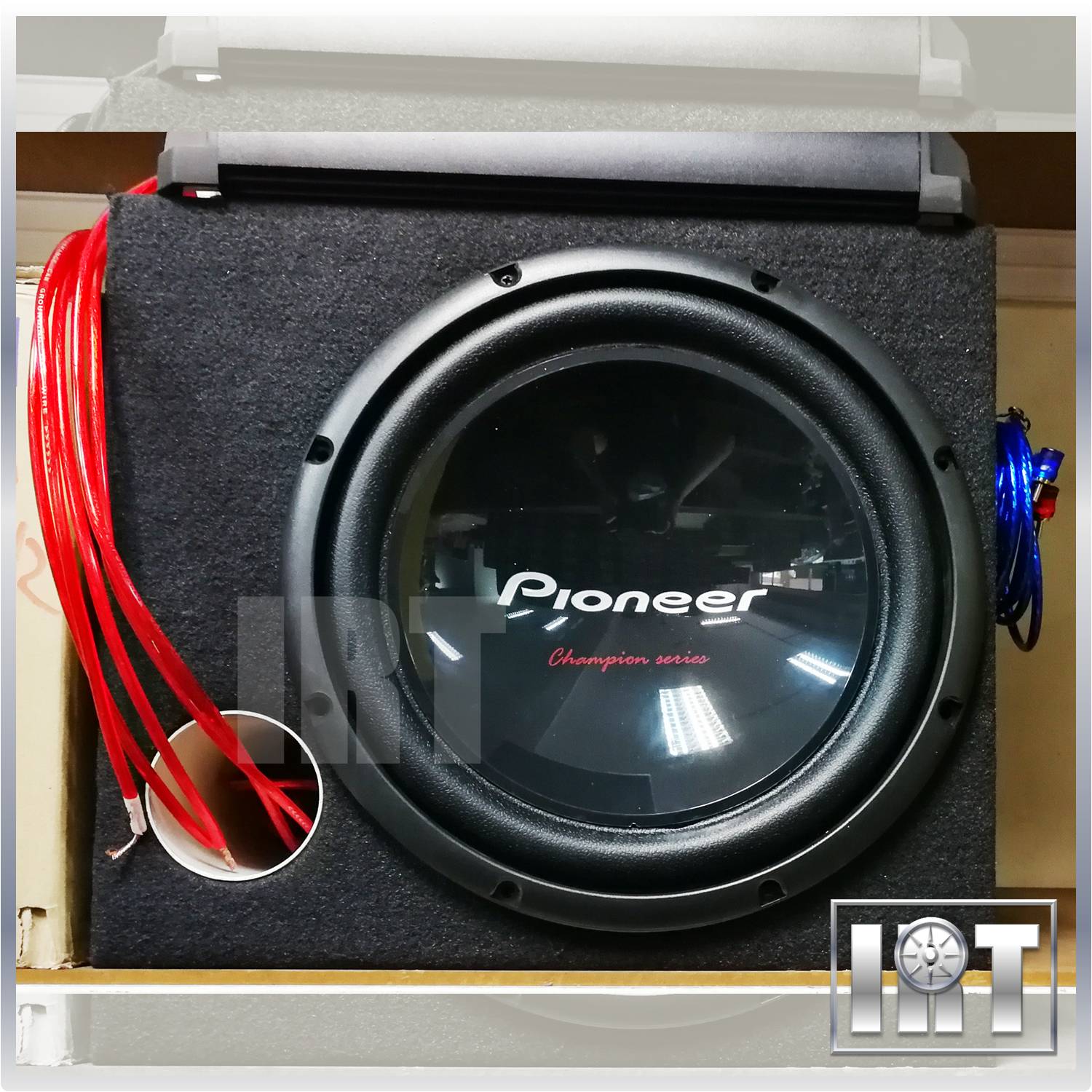 12" 30cm Pioneer Subwoofer 1400W TS-W309D4 Champion Double Dual 4 Ohm Voice Coil OEM Kereta ...