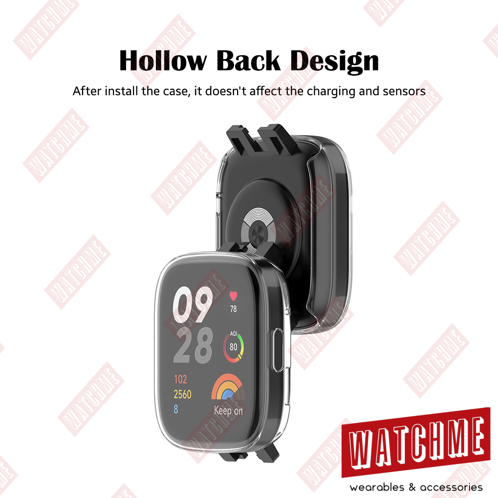 Xiaomi Redmi Watch 3 | Redmi Watch 3 Active Protector Case, 2in1 Soft ...