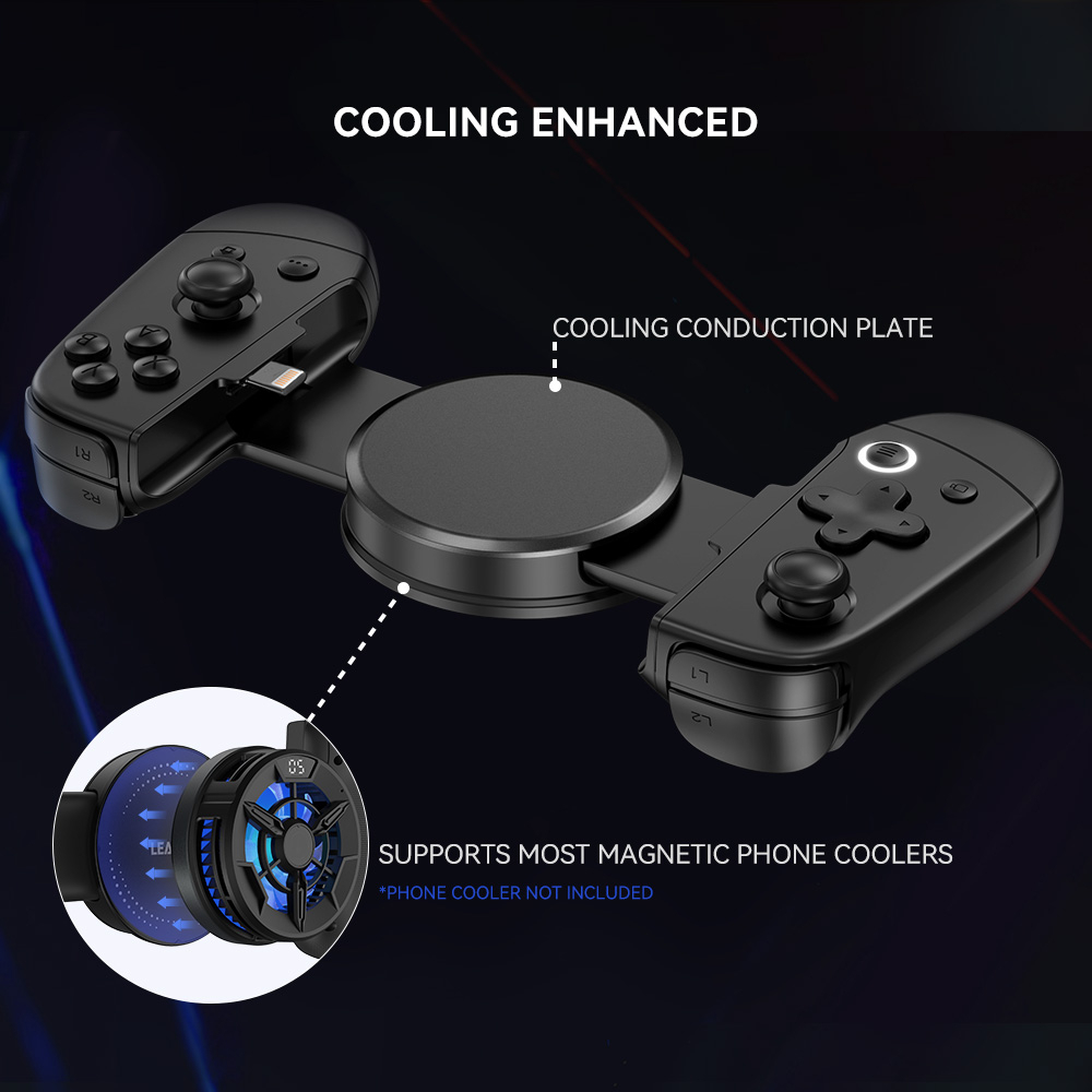 LEADJOY M1 Mobile Phone Gamepad Gaming Controller for iPhone Ios Lightning Cloud Gaming Xbox ...