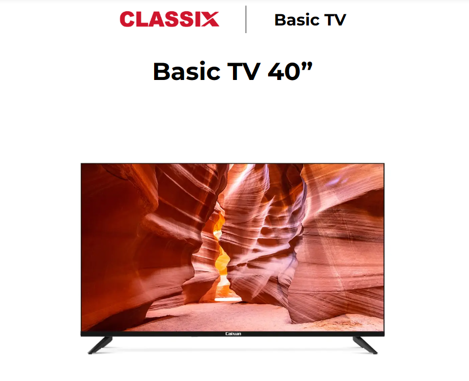 Caixun 32" HD LED Basic LED TV C32V1H / 40" FULL HD Basic LED TV C40V1F ...