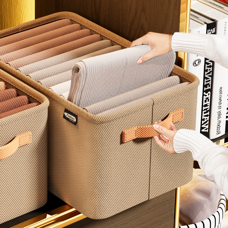 Thickened Foldable Storage Box Clothes Organizer Steel Frame Clothe ...