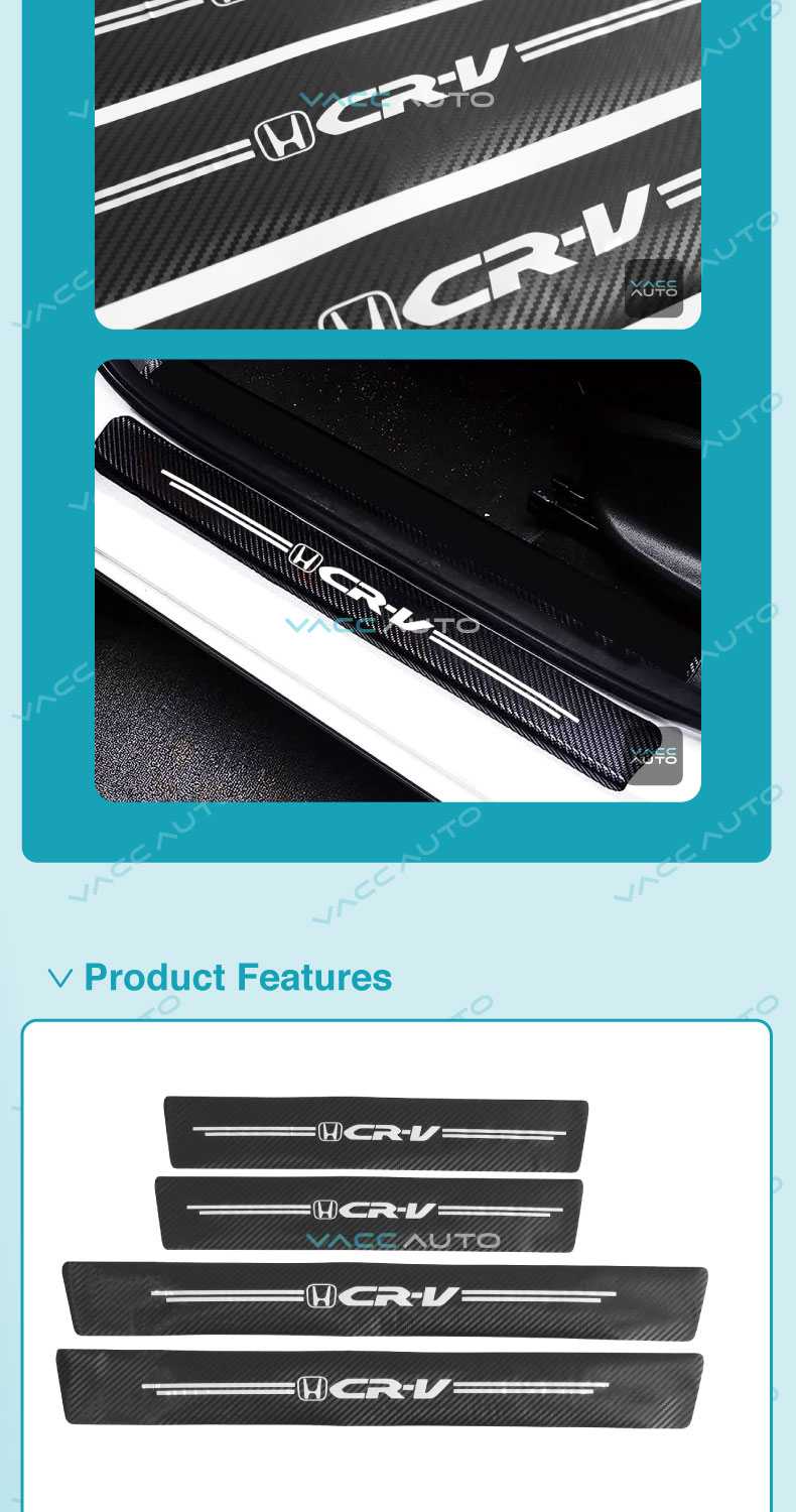Honda CRV RW Door Step Sticker Protector Scuff Plate CR-V 2017 - 2023 5th RW1 G5 Fit Vacc Auto ...