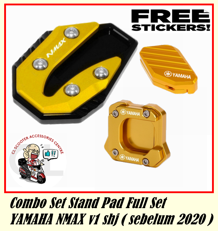 YAMAHA NMAX Tapak Tongkat Single Stand Foot Plate Yamaha NMAX v3 NMAX ...