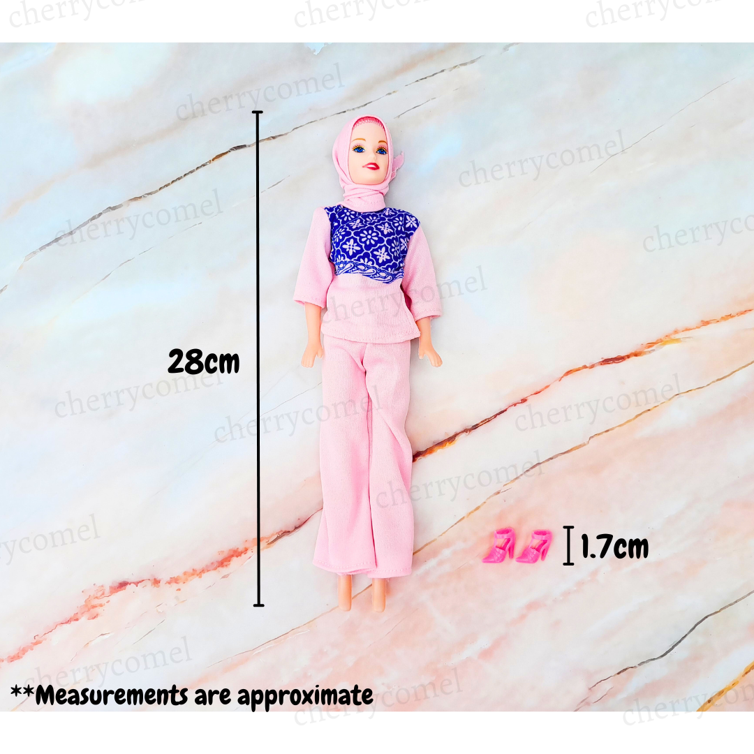 Muslimah Hijabi Doll with Hijab Muslimah Dolls Muslim Girl Toys ...