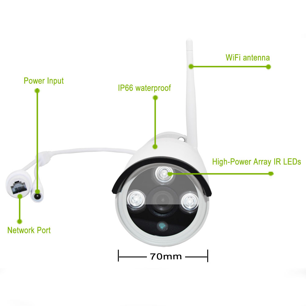 XMeye Dgpro Wireless Wifi Weatherproof IR CCTV Camera - 3MP 1296p (For ...