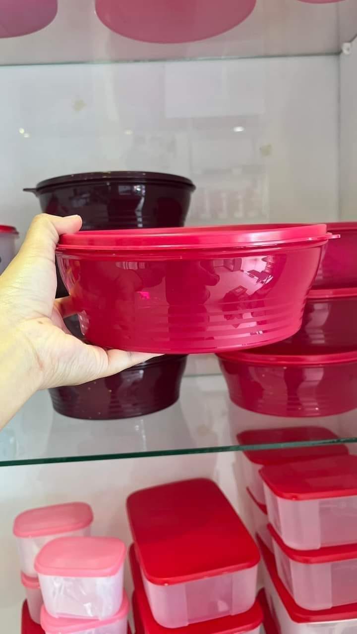 Tupperware Big Wonders 1.4L Fuchsia Kiss Pink Bowl OR Lupine Blue Bowls ...