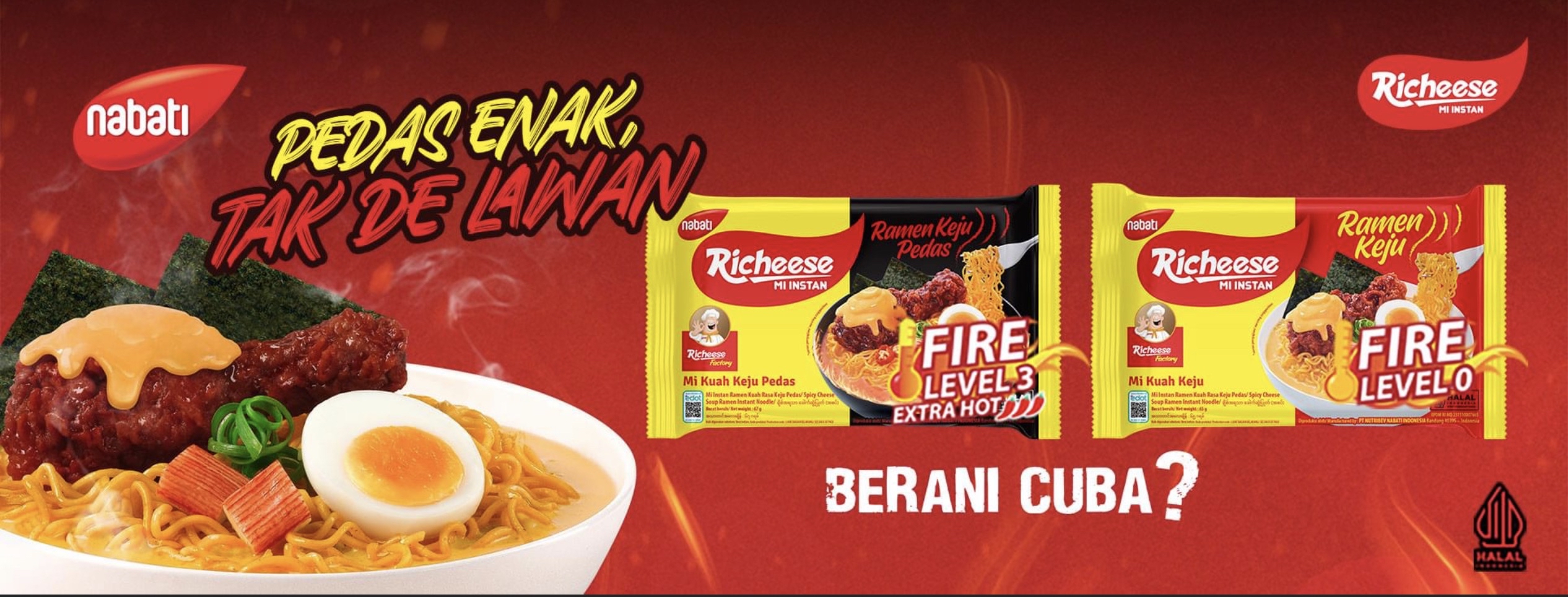 Richeese Ramen Mi Goreng/Sup Instant 5 Variasi (5+1FOC Packets) HALAL ...