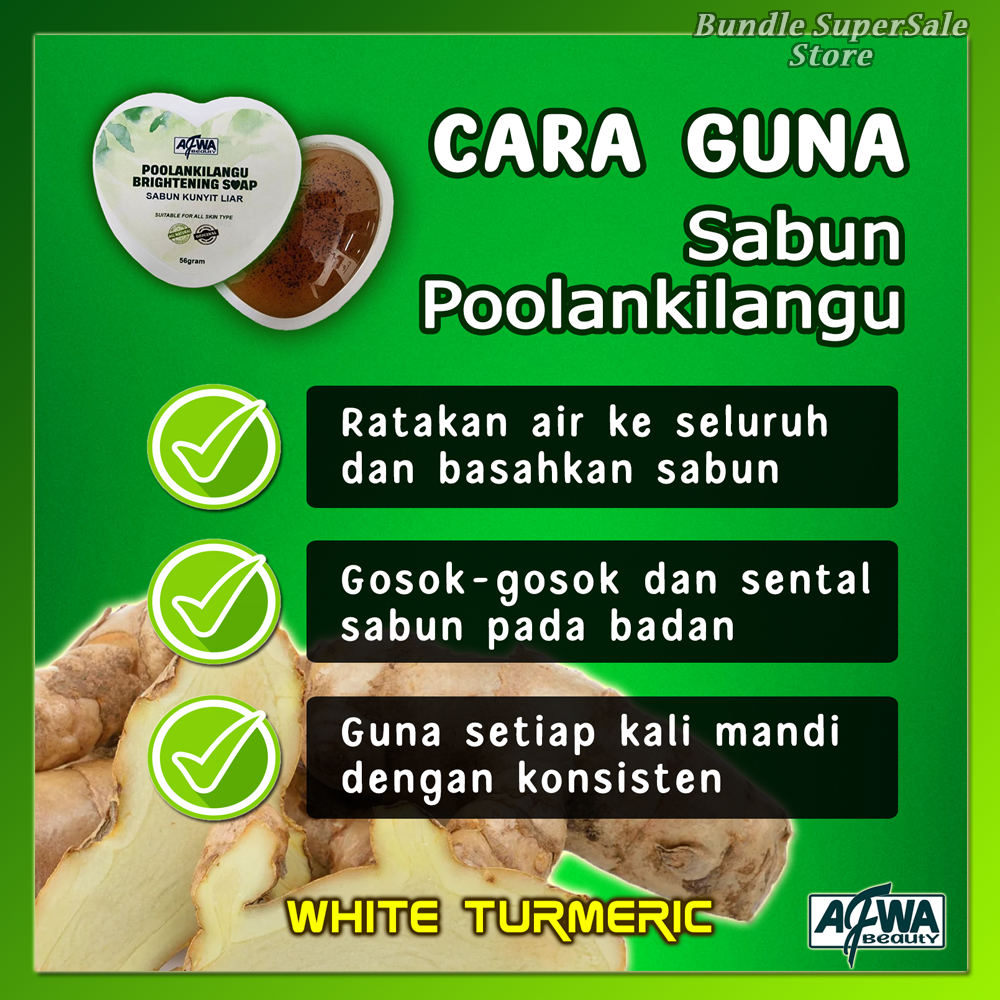 56g Poolangkilangu Soap Sabun Whitening Brightening - Poolankilangu ...