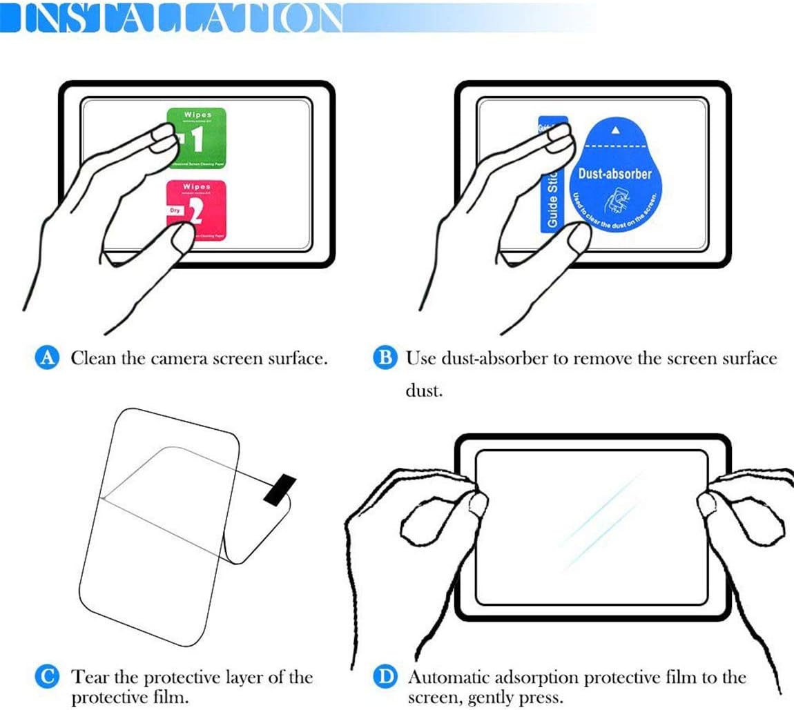Canon Camera Clear HD Tempered Glass Screen Protector for EOS 3000D/ 6D ...
