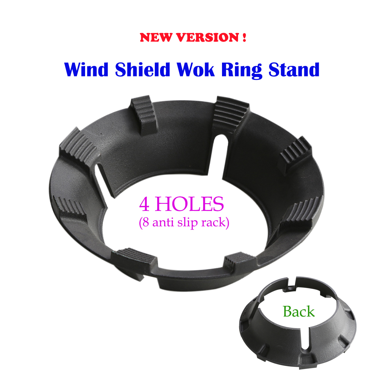 Dealforhome 🎡 Gas Stove Cover【 4&5 Claw Gas Stove 】Wok Ring Rack Non ...