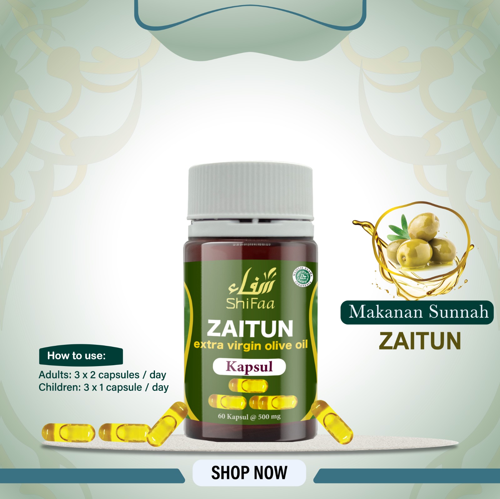 Shifaa Black Seed Capsule | Minyak Habbatus Sauda Kapsul | Shifaa ...