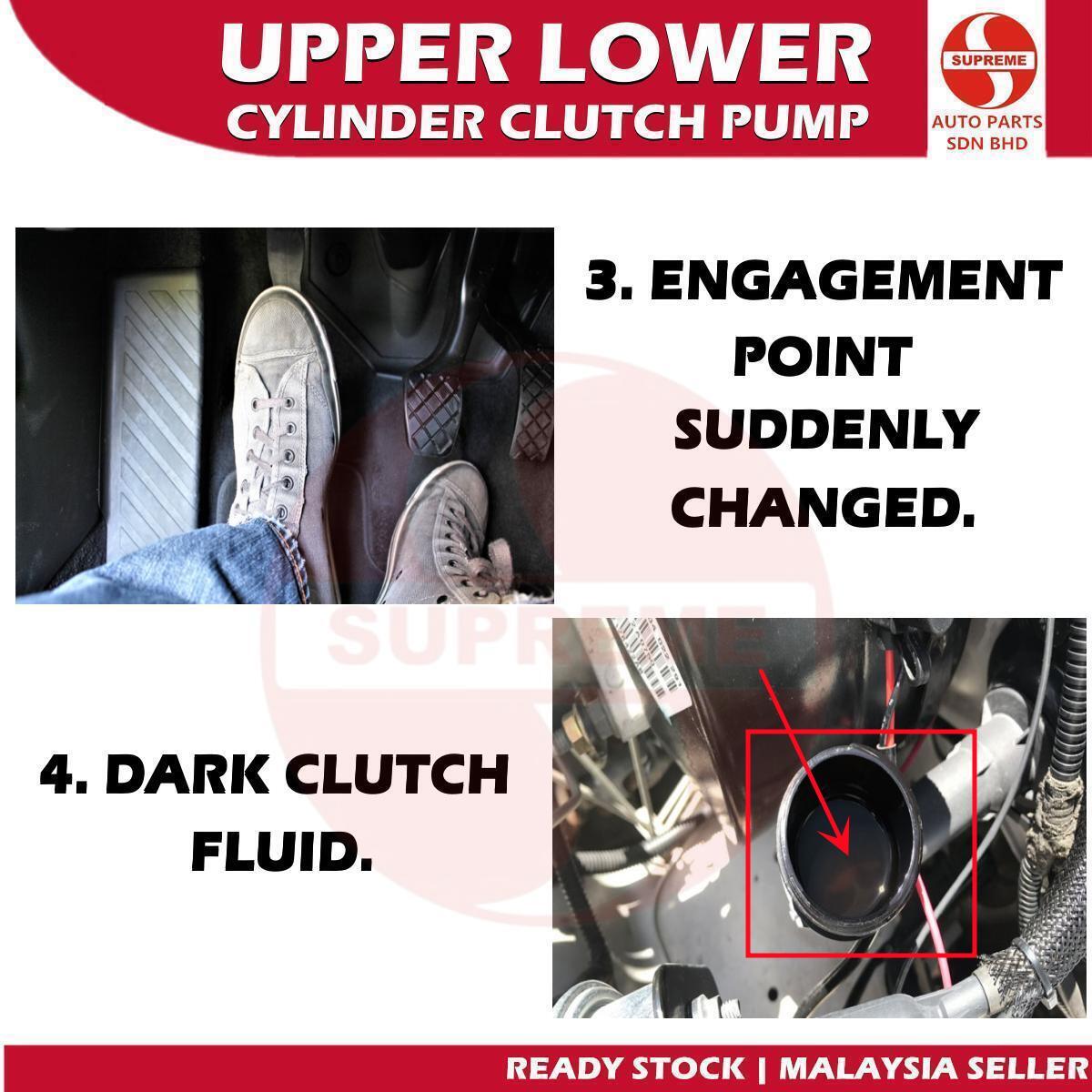 S2U Car Upper Lower Master Slave Cylinder Clutch Pump Ford Ranger T6 5 ...