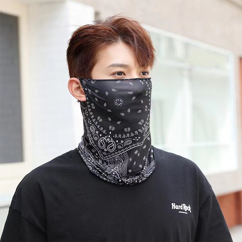 UV Protection Outdoor Riding Face Mask Sarung Topeng Muka Telinga Ear ...