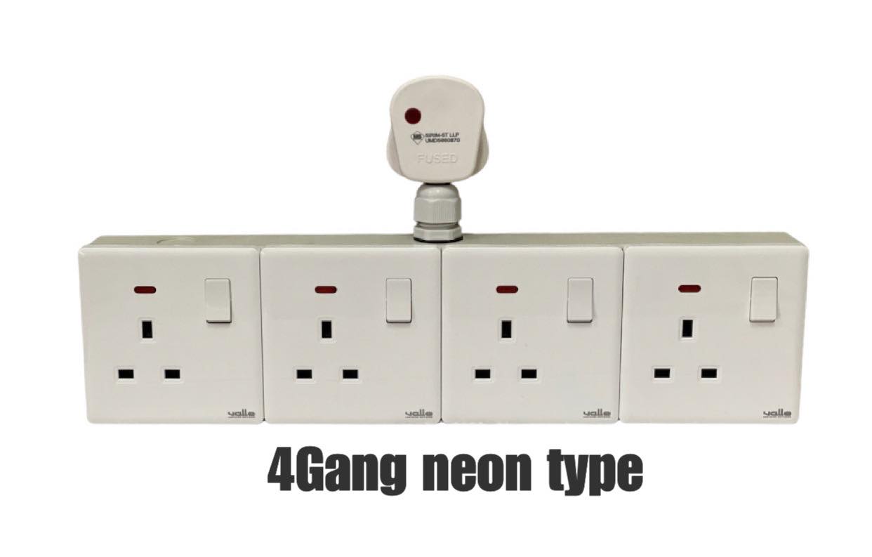 (READY STOCK) HEAVY DUTY 2GANG 3GANG AND 4GANG EXTENSION NEON WALL ...
