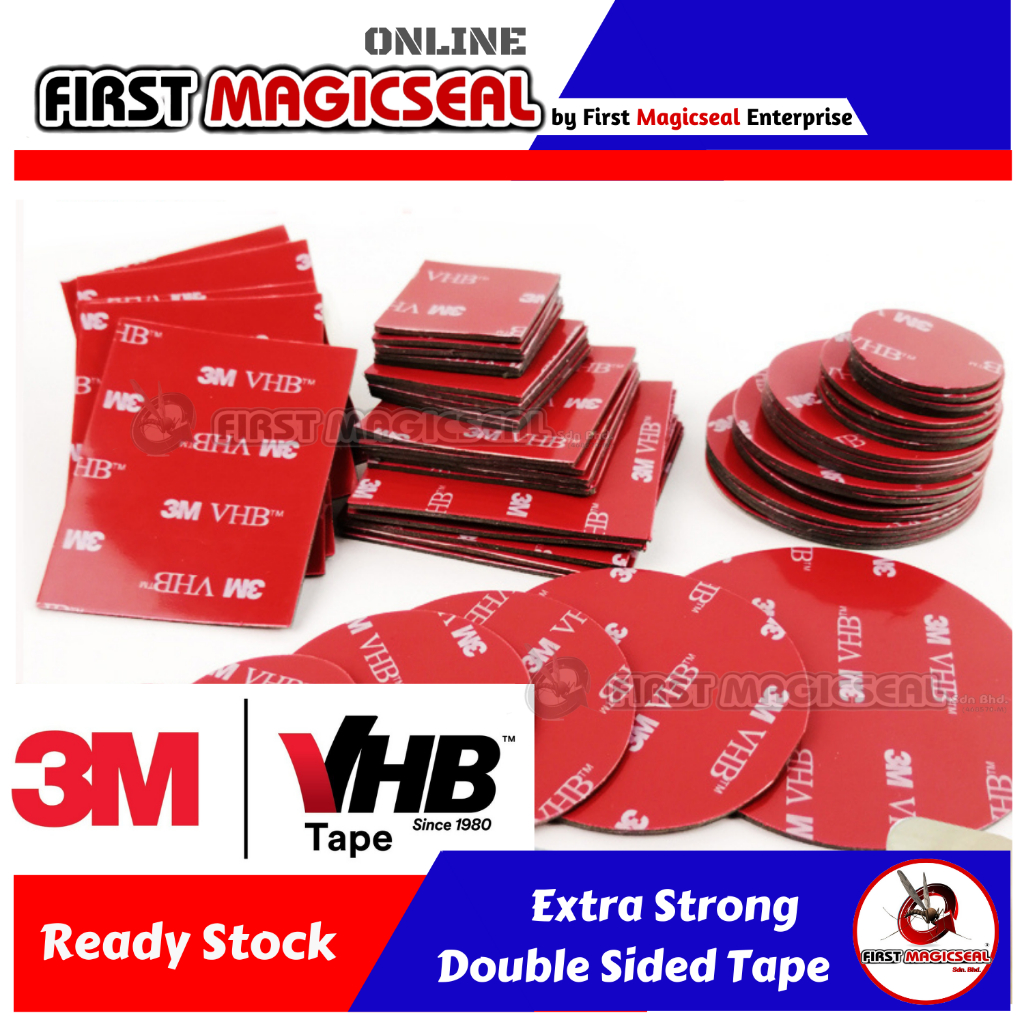 1stMagicSeal - 3M™ VHB™ Clear Black PE Foam Original Tape Car For Dash ...