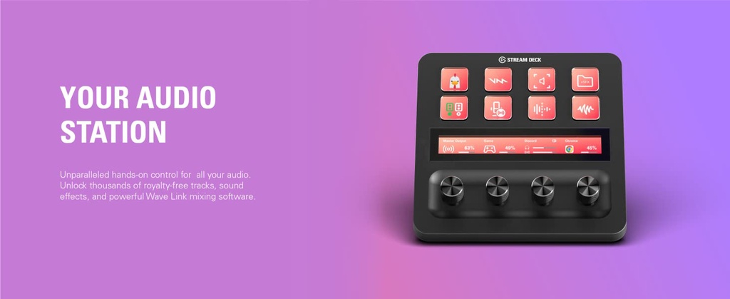 Elgato Stream Deck +, Audio Mixer, Production Console, Studio ...