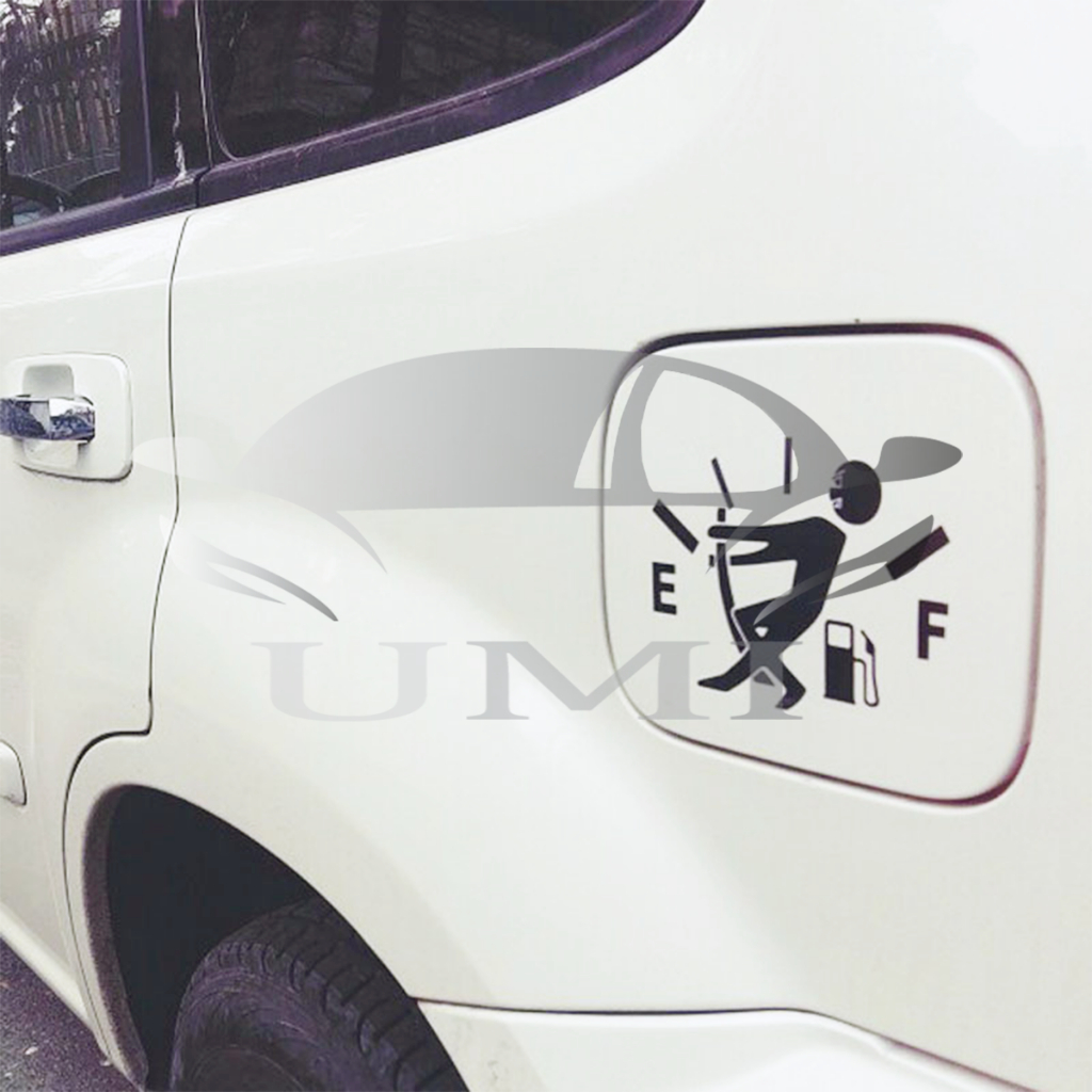 Car Sticker High Fuel Consumption Sticker Gage Empty Stickers Pelekat ...