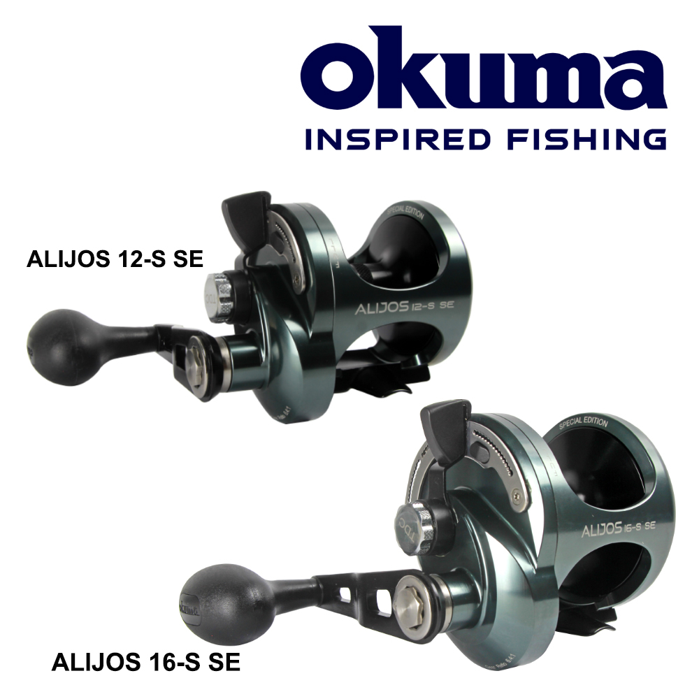 Okuma Alijos Overhead Fishing Reel Lever Drag Reel Max Drag (2.6kg ...