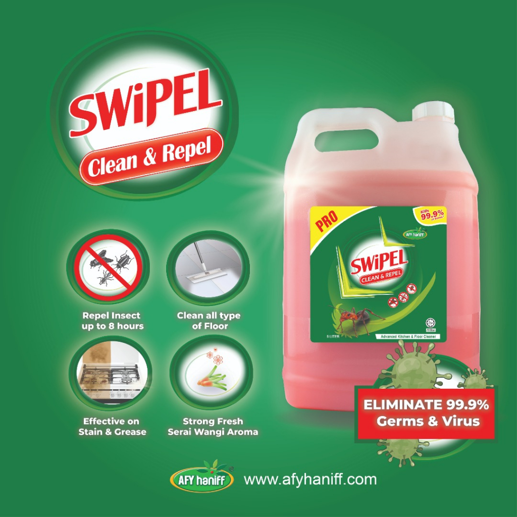 Serai Wangi SWiPEL® 5 Liter - Menghalau Serangga, Multi Purpose Cleaner ...
