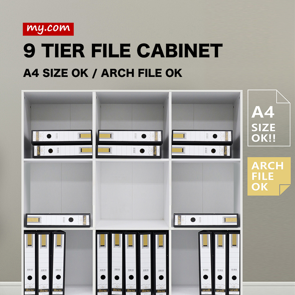 Kabinet Fail Pejabat 9 Tingkat/Office File Cabinet 9 Tier my-com/A4 ...