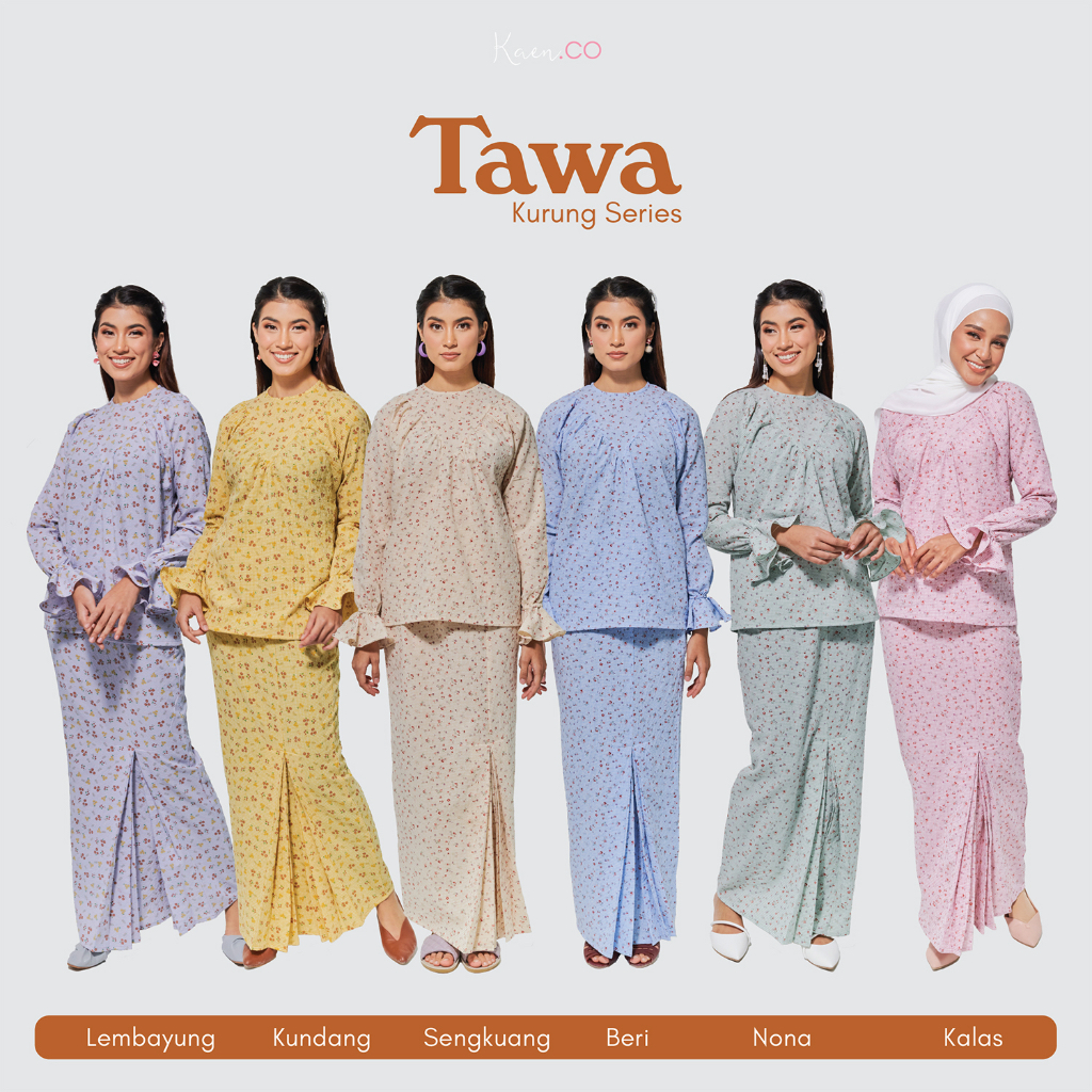 Kaen.co Tawa Kids Kurung in Beri | Koleksi Baju Raya Anak 2023 | Shopee ...