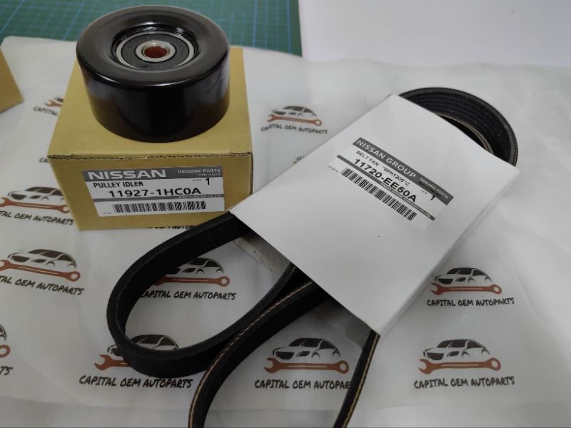 11720-EE50A FAN BELT TENSIONER IDLE PULLEY 6PK1205 NISSAN GRAND LIVINA ...