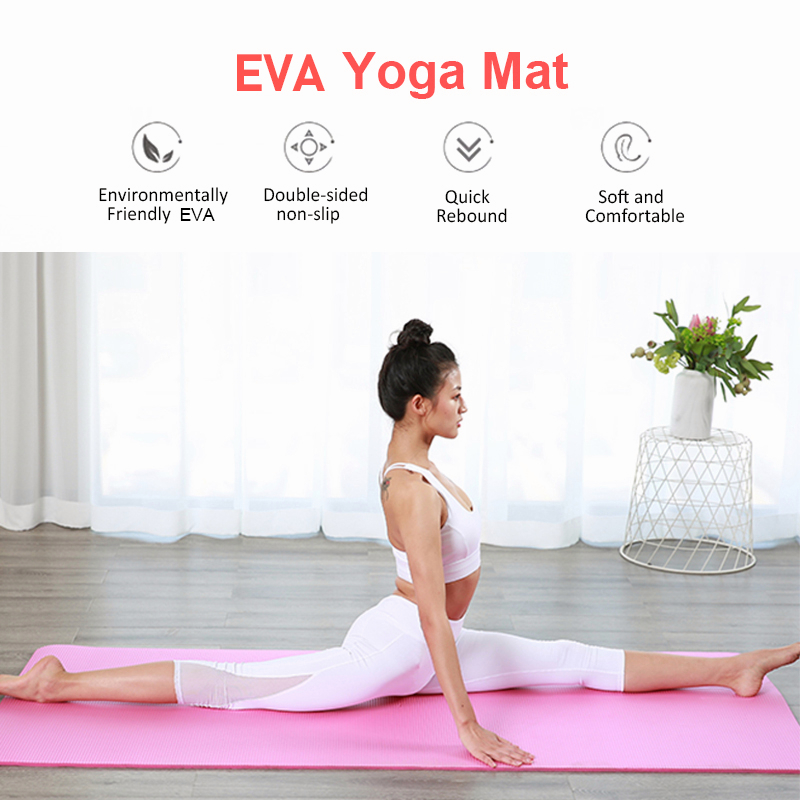Yoga Mat Soft EXTRA THICK Yoga Mat Anti slip Dual Layer Exercise Mat ...