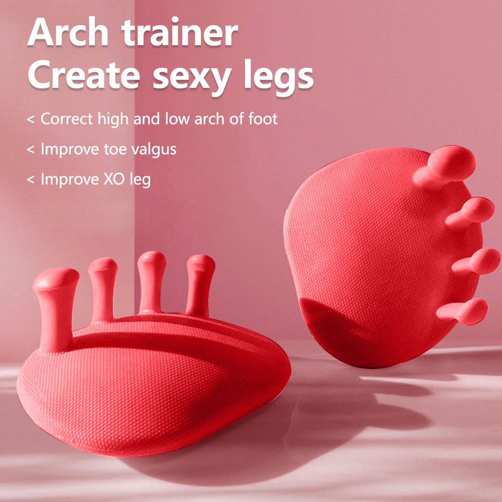 1 Pairs Yoga Fitness Toes Arch Trainer Thumb Valgus Corrector Thin Legs ...