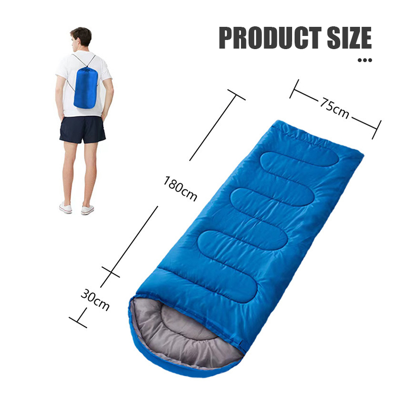 Portable Sleeping Bag 210*75CM Outdoor Camping Bed Waterproof Hiking ...