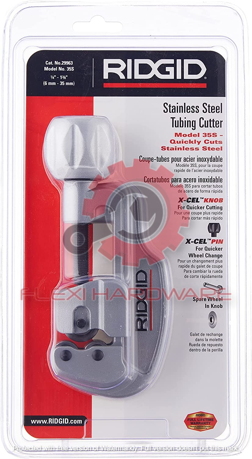 *ORIGINAL* RIDGID 35S Stainless Steel Tube Cutter 5-35mm Capacity With ...