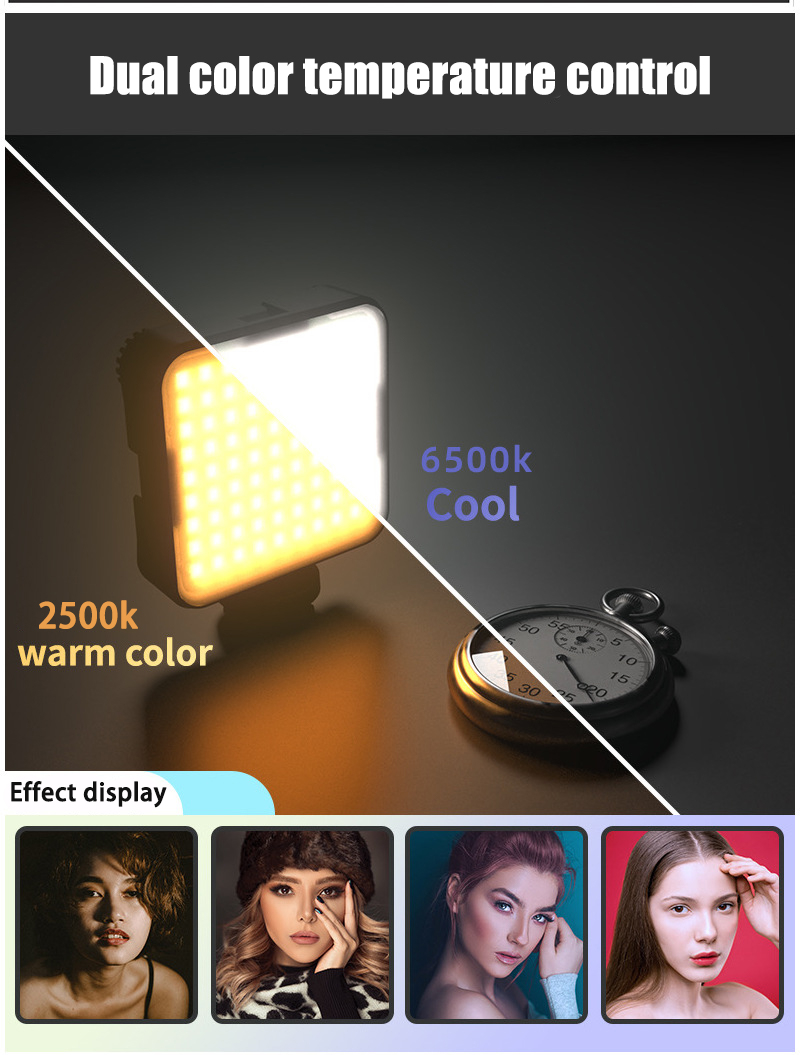 New Mini Portable Small Square Light LED Fill Light Dimmable ...